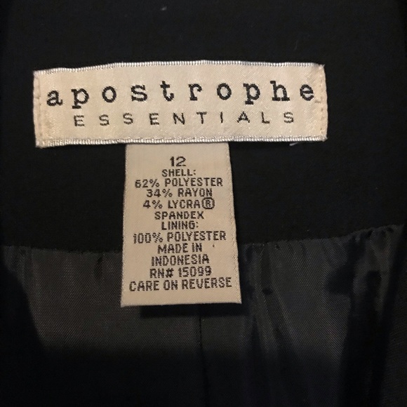 Apostrophe Essentials | Pants & Jumpsuits | Black Apostrophe Essentials ...